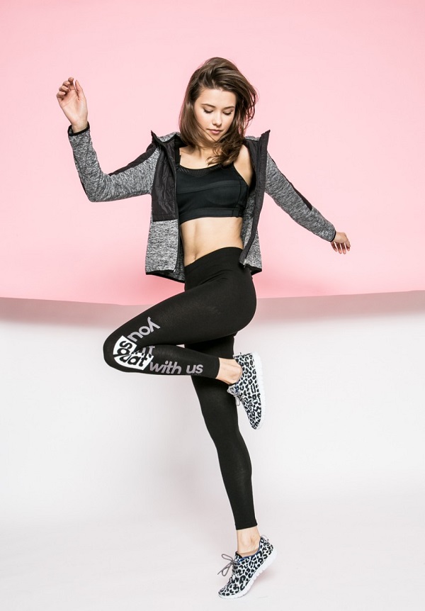 Tinute sportive cu colanti sport "Just Do It"