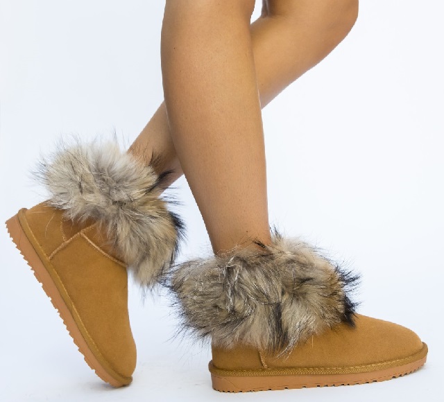 Cizme tip UGG Piele Naturala ️ Colorate Imblanite
