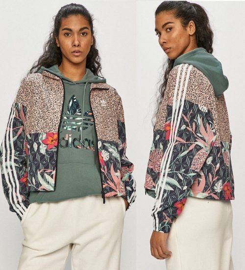 Ador sa fiu cu tine print floral, adidas Originals cu flori