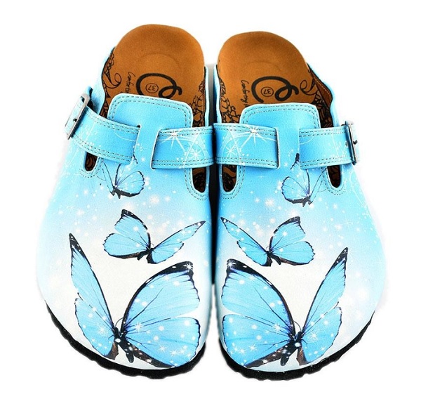 saboti colorati cu desene artistice Goby by Calceo