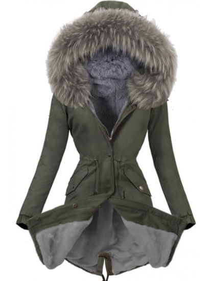 GEACA PARKA FELINE verde